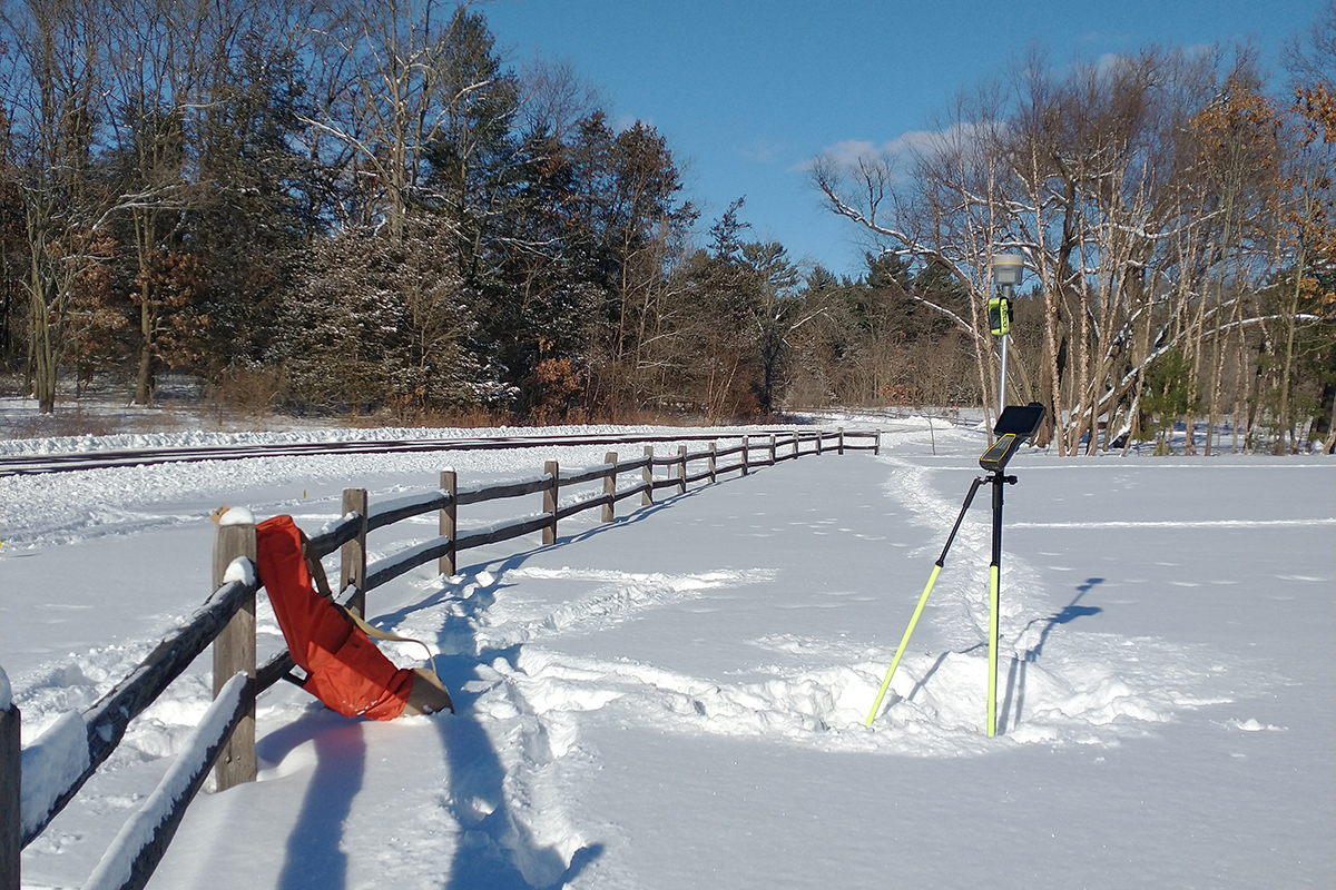 Winter Land Surveying | RH Batterman